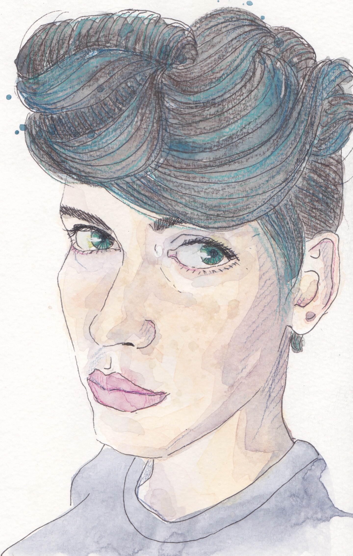 Anna – drawing faces