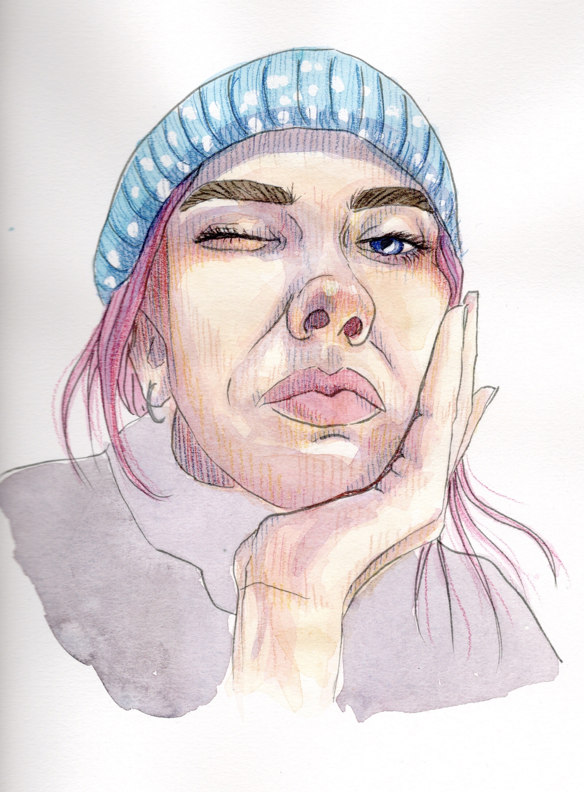 Alena – drawing faces
