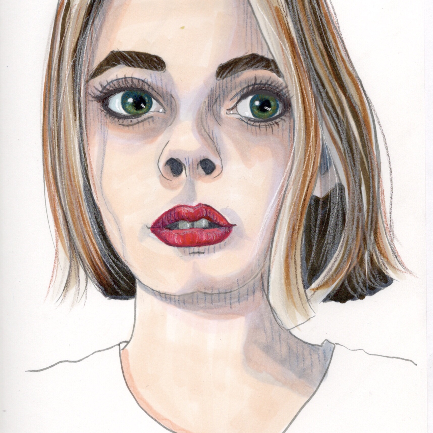 Seyma – drawing faces