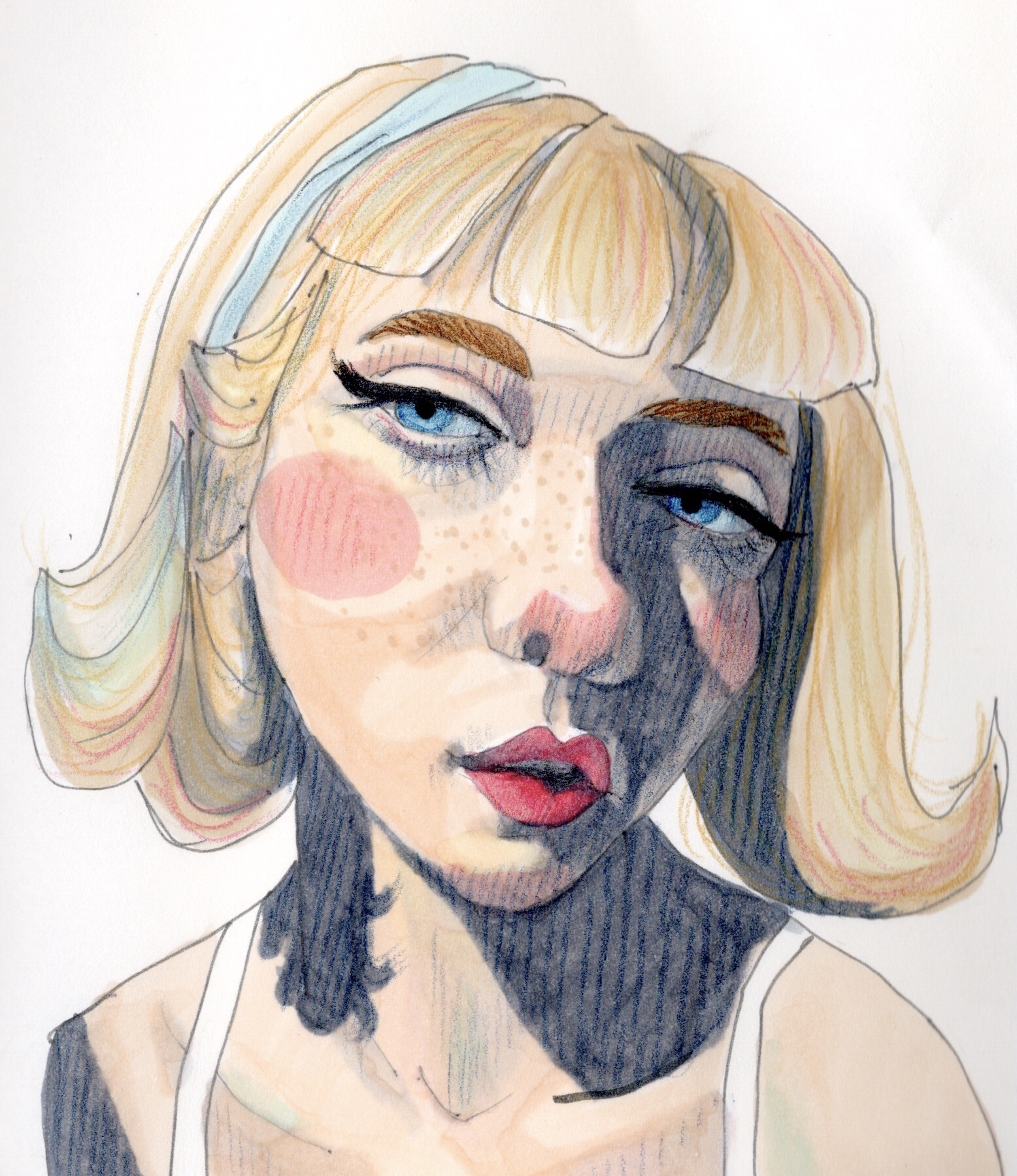 Allie – drawing faces