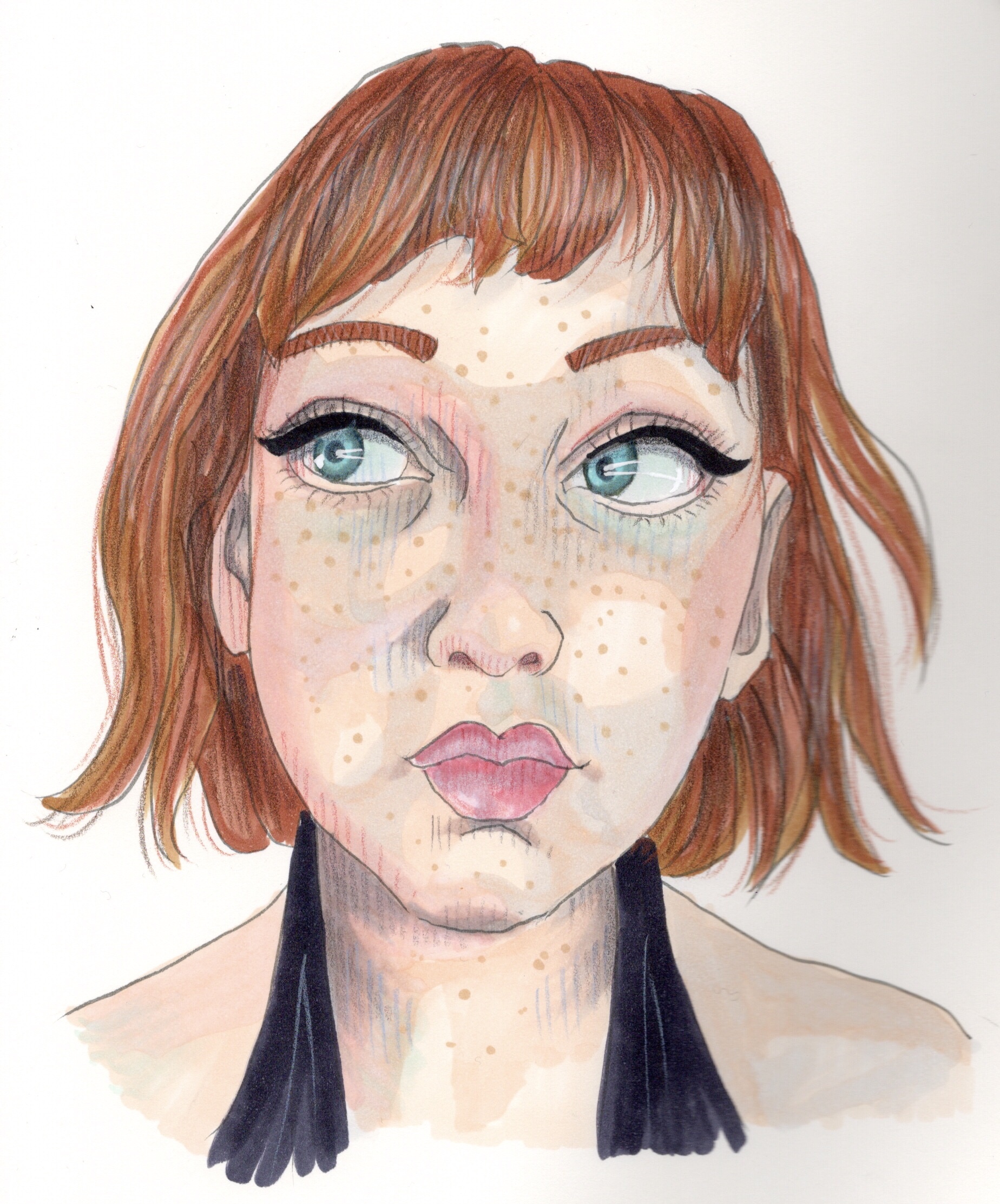 Mackenzie – drawing faces